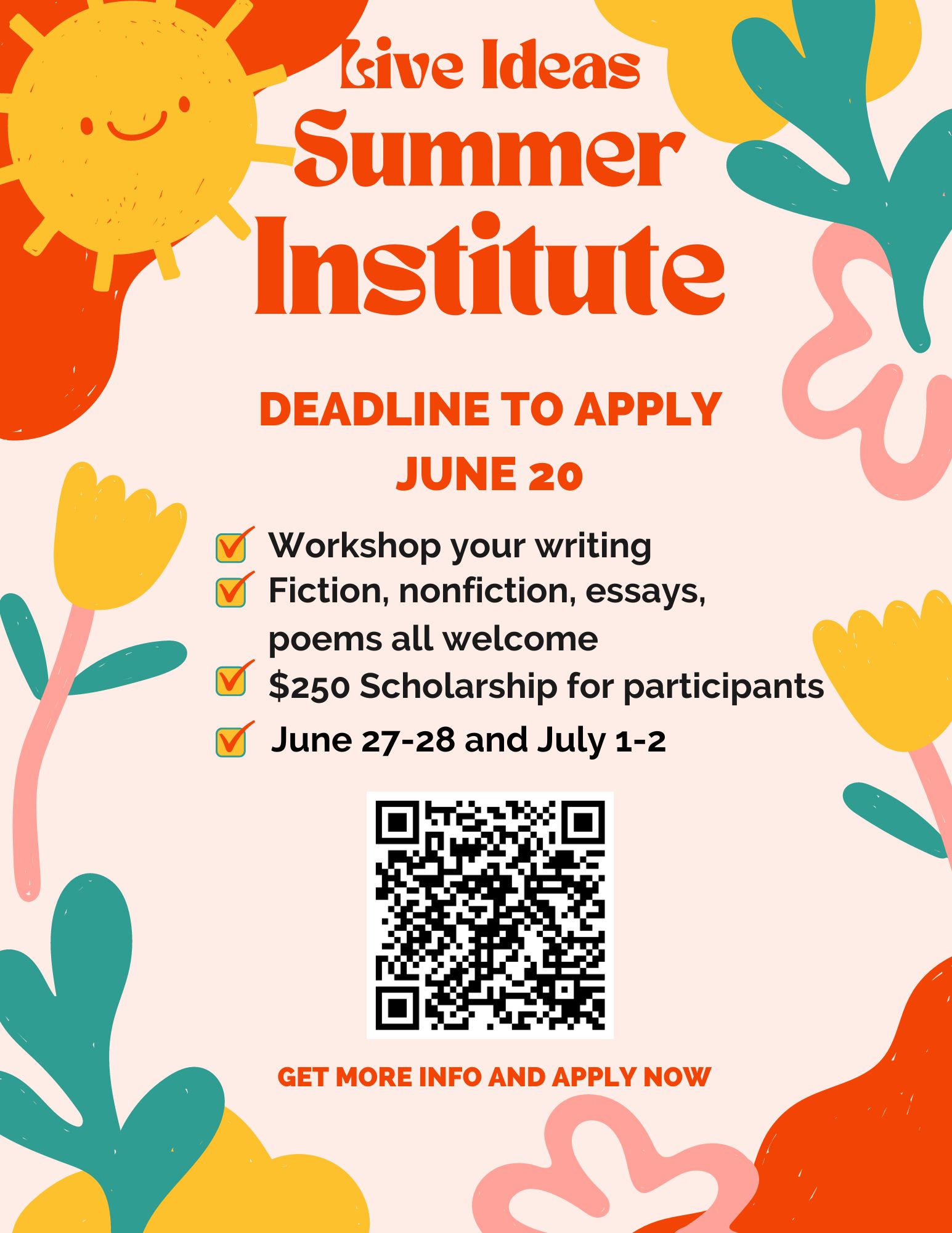 Live Ideas Summer 2024 Institute