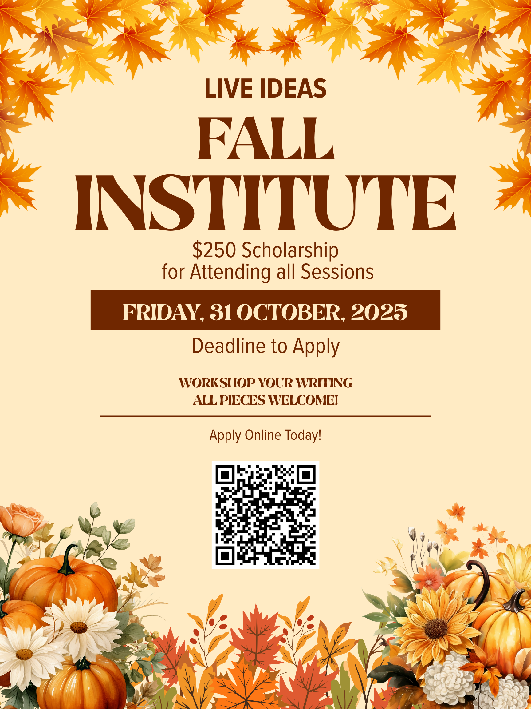 Live Ideas Fall 2025 Institute